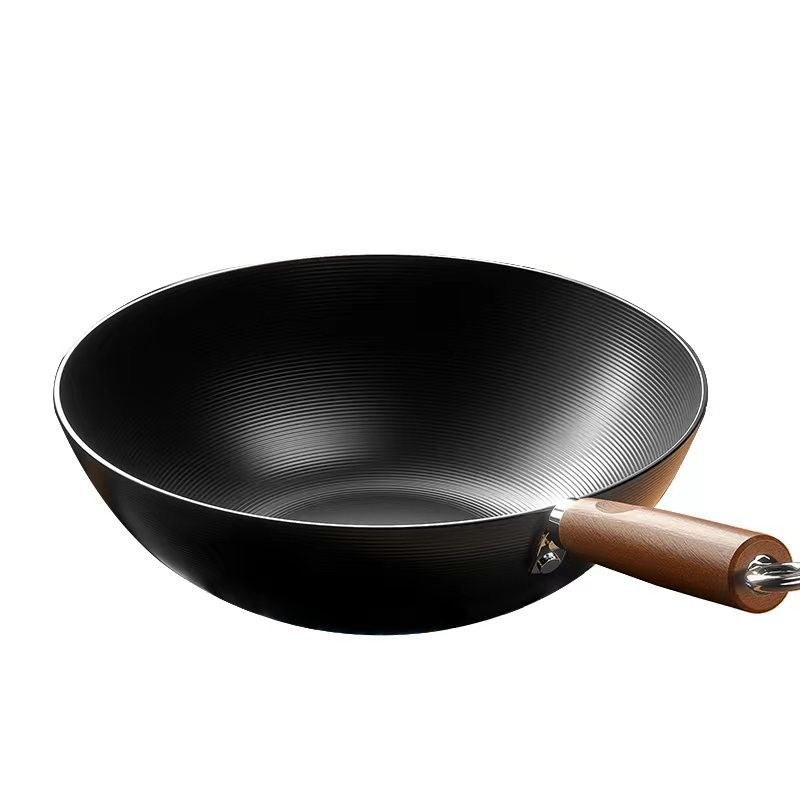 Nonstick Wok with Lid, 13 Inch Woks & Stir Fry Pans Nonstick, Carbon ...