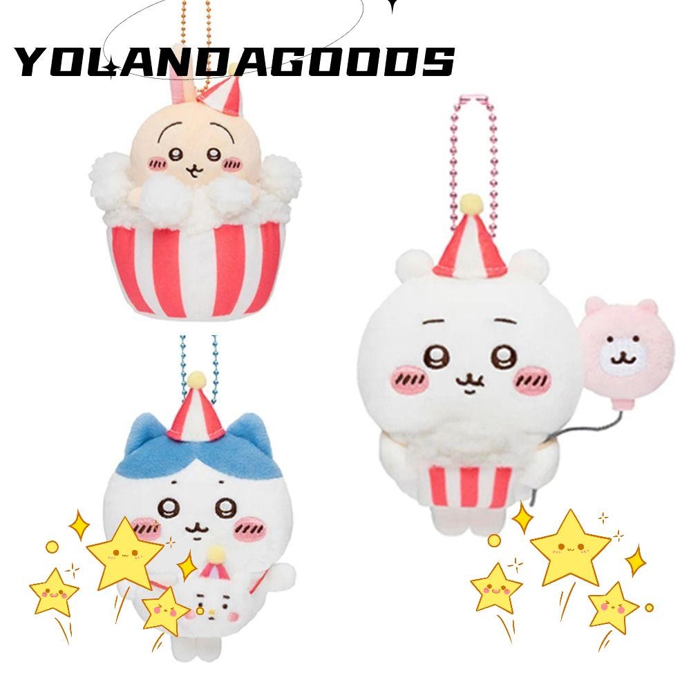YOLA Chiikawa Plush Pendant, Little Eight Ikawa Key Chain Pendant ...