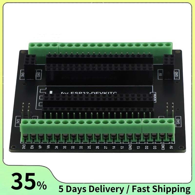 Esp32 Expanding Board Breakout Board For Esp Wroom 32 Esp32 Devkitc Gpio 1 Into 3 38pins Esp32