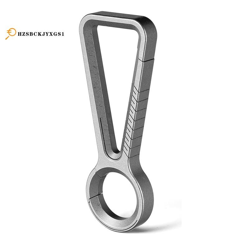 Titanium Carabiner Keychain Clip Titanium Keychain Clip Double-End ...