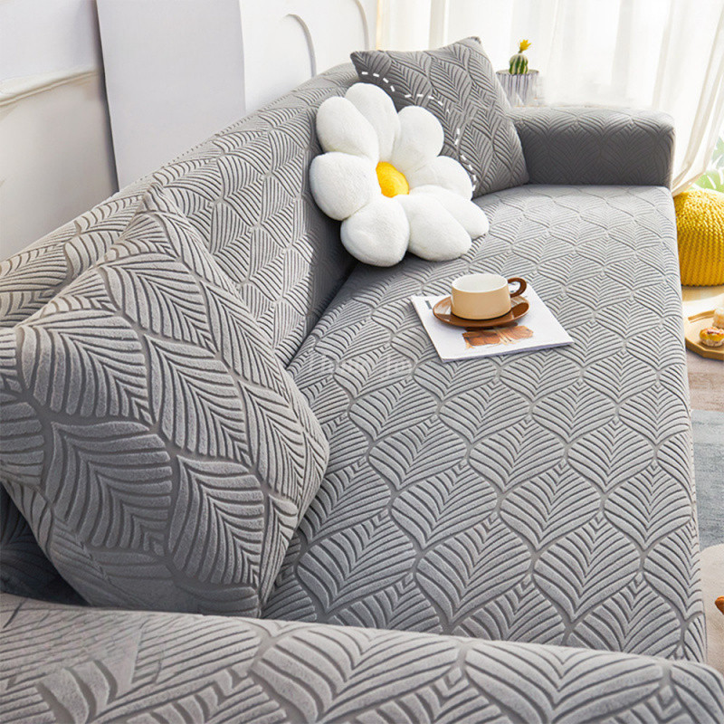 Thick Sofa Cover 1 2 3 4 Seater Jacquard Stretch L Shape Sofa All