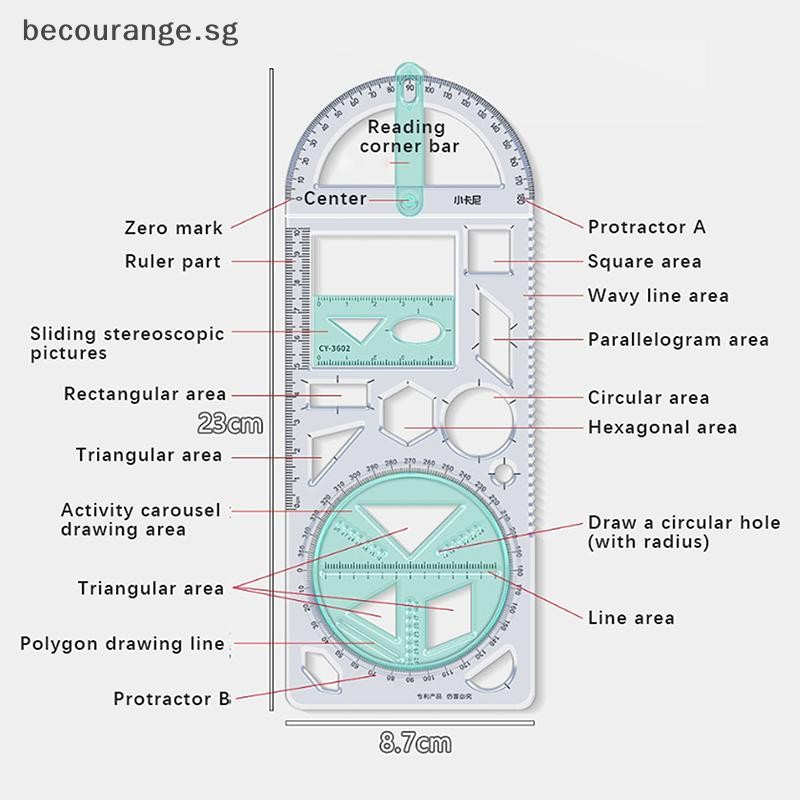 [Becourange] For School al Primary School Activity Drawing Geometric ...