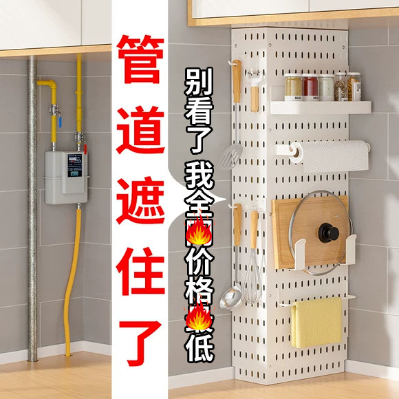 sg Kitchen gas line hidden decorative wall water heater gas shield box ...