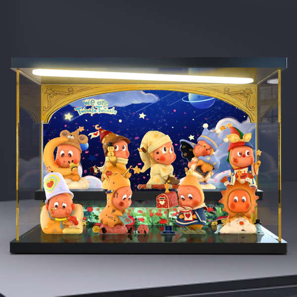 acrylic display box popmart display box Acrylic light display box is ...