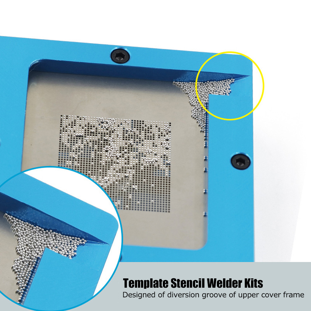 Supergoodsales BGA Reballing Rework Station Double Frame Template ...