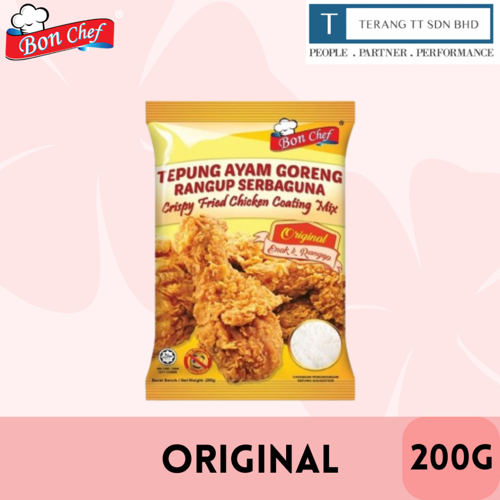 Bon Chef Crispy Fried Chicken Coating Mix Original 200G | Shopee Singapore