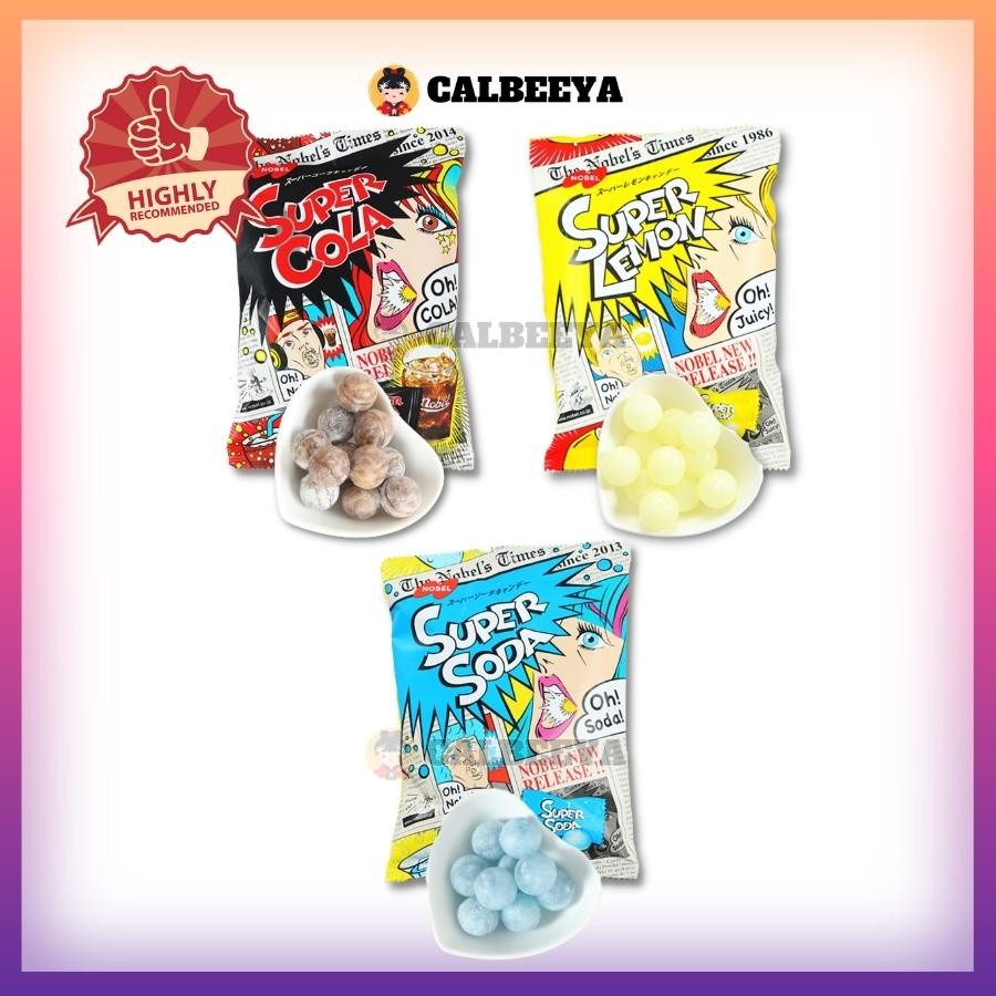 NOBEL Super sour candy 88g (Lemon / Cola / Soda )- 日本超劲酸糖果 | Shopee ...