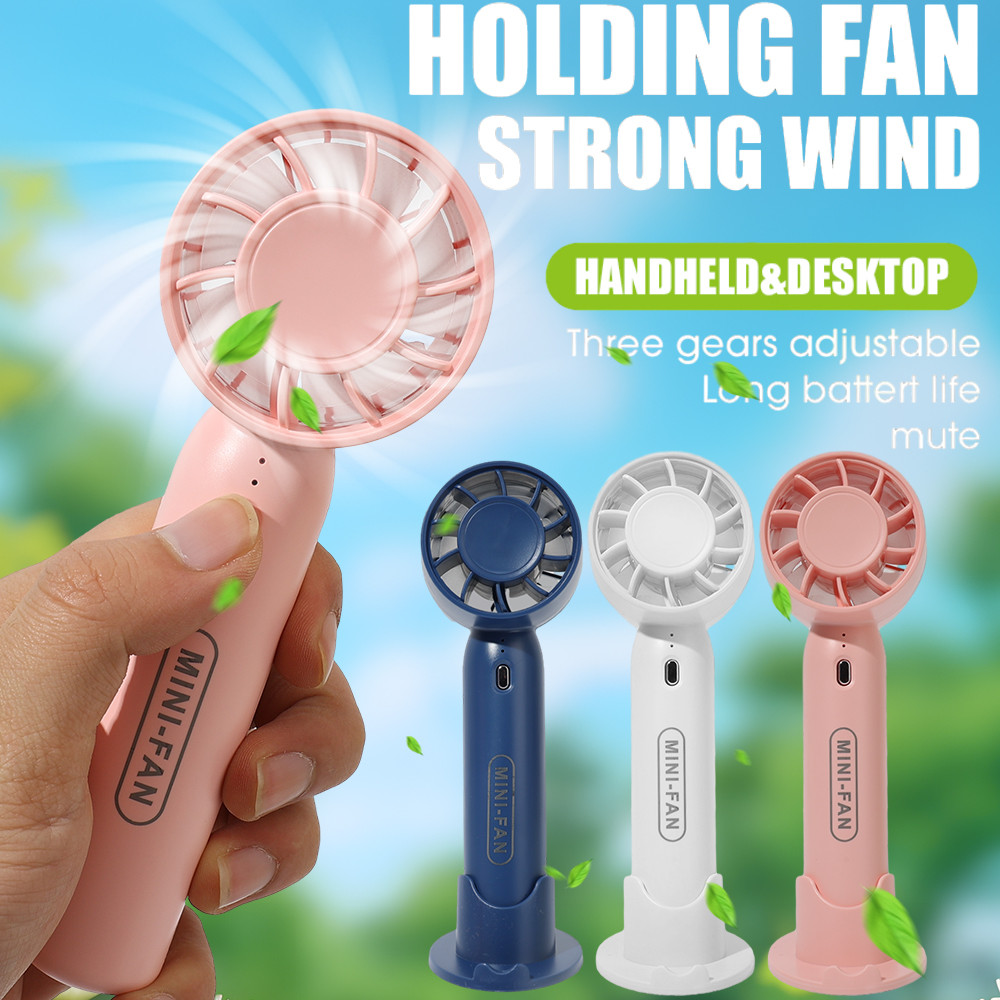 Mini Fan Electric Fan Rechargable Fan Desktop Fans Travel Handheld Fan ...