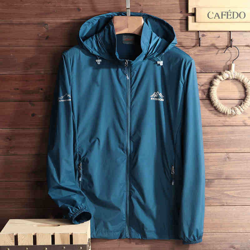 Men UV Jacket Quick-drying Sun Protection Jacket Lightweight Jackets ...