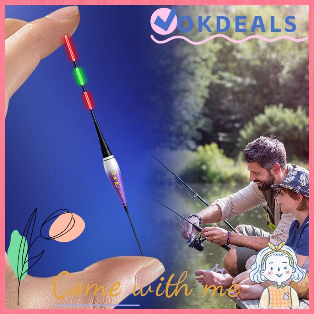 OKDEAL Light Float, Indicator Thick Tail Fishing Float, Durable Day ...