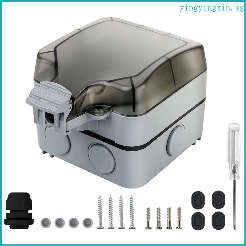 YIN Garden Socket Wall Socket Waterproof IP66 Garden Socket for Wet ...