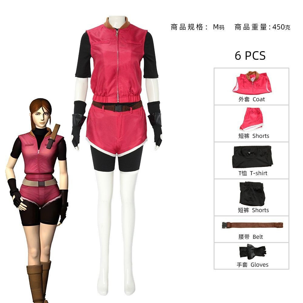 Resident Costume Halloween Costume Claire Redfield cosplay Costume ...