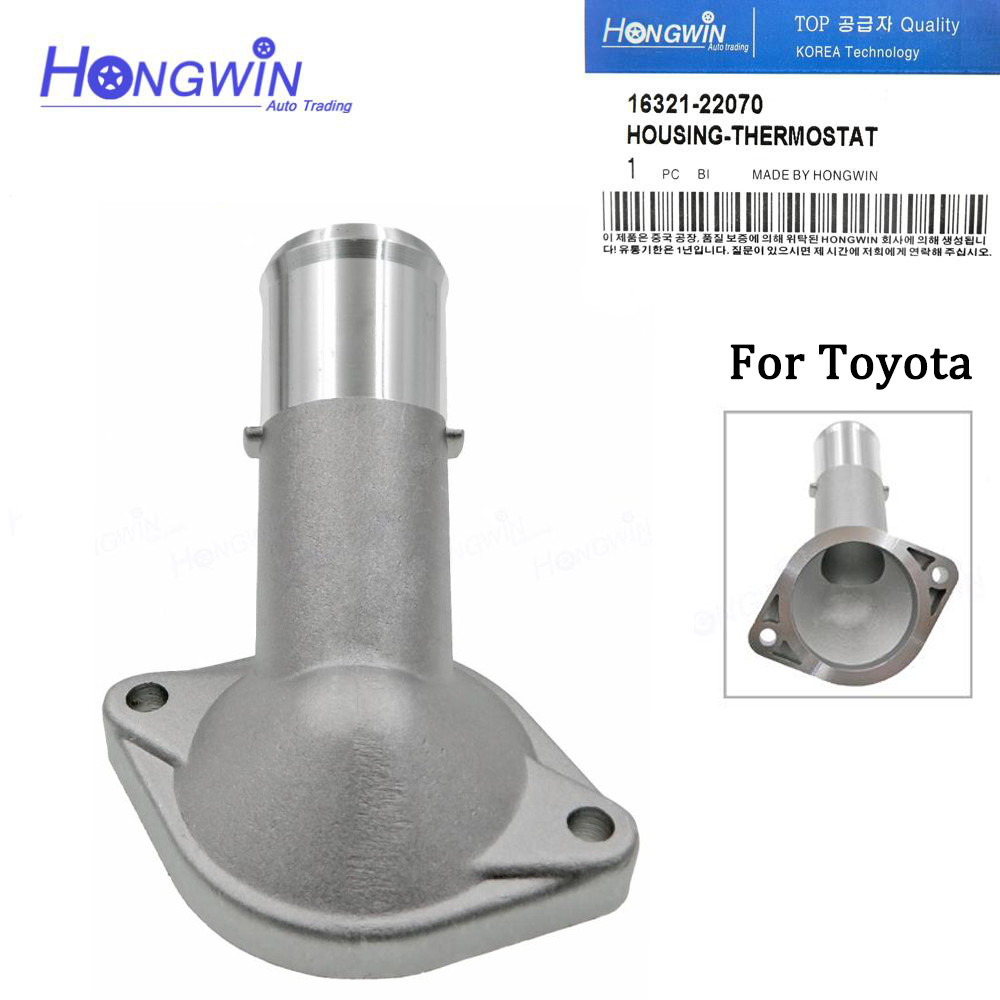 Aluminum Radiator Coolant Thermostat Housing Water Inlet 16321-22070 ...