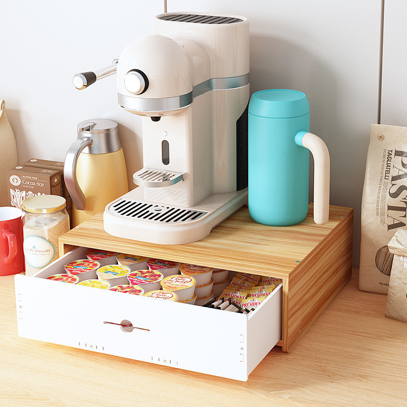 Coffee capsule organizer Office Coffee Machine Base Desktop Drawer ...