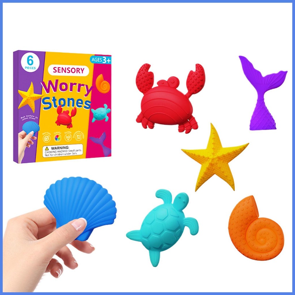Cute Fidget Toys Cartoon Sea Animal Fidget Toys Colorful Fidget Toys ...