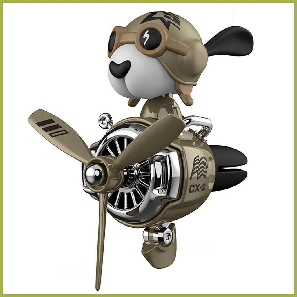 Cute Cartoon Pilot Car Diffuser Automotive Air Outlet Perfume Dog Pilot ...