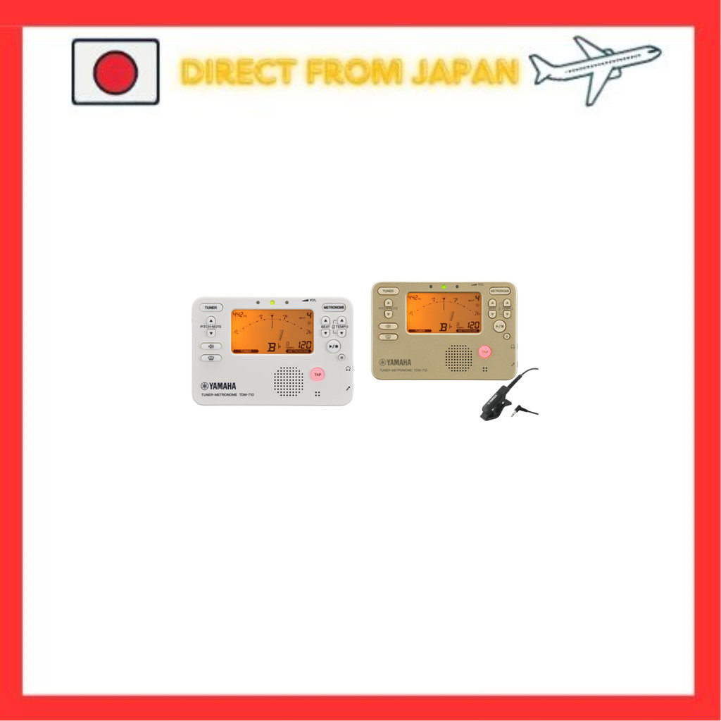 YAMAHA Tuner Metronome Gold TDM-710GL Tuner Dedicated Microphone Black ...