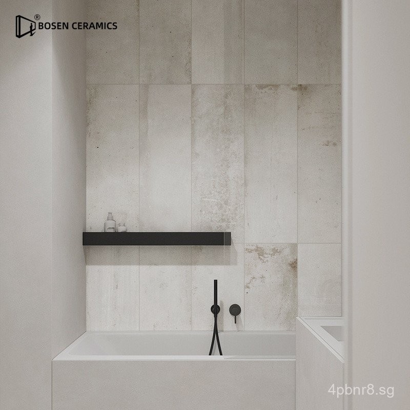 New600X1200Micro Cement Brick, Silent Mottled Natural Surface Modern ...