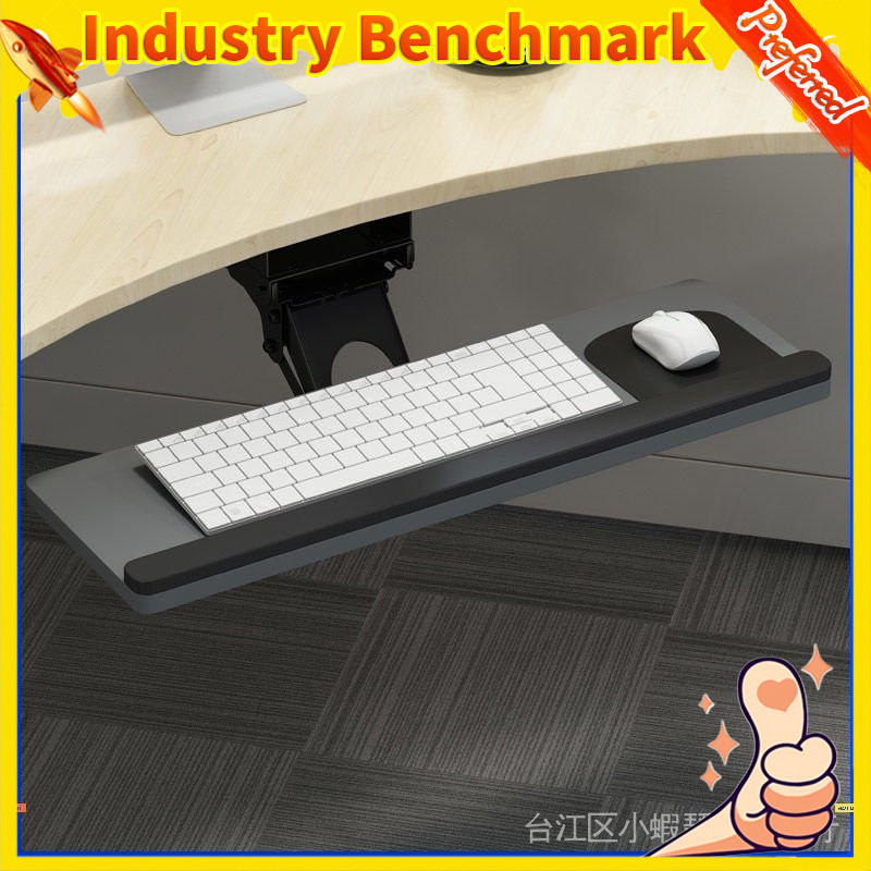 【Overseas Stock】Keyboard Tray Slide Rail Keyboard Stand Keyboard Holder ...