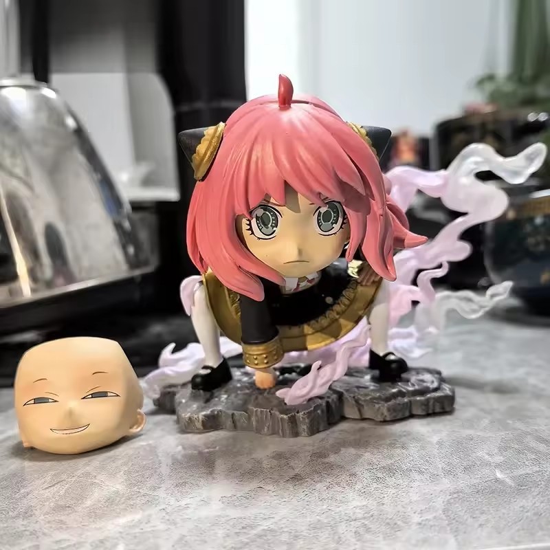 10Cm Spy X Family Anya Forger Cos Monkey D. Luffy PVC Action Figure ...
