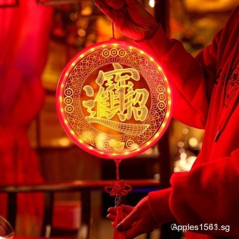 Cny Decoration 2025 New Year Pendant New Year Decoration Luminous ...