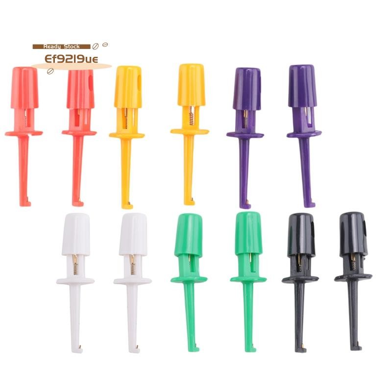 6-Color 12-Piece Test Probe Hook Mini IC Test Hook Suitable for ...