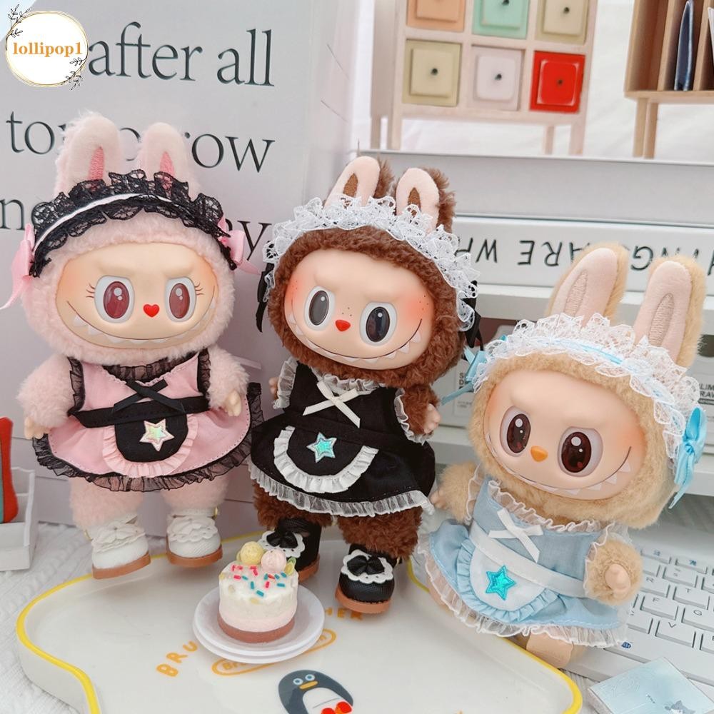 LOLLIPOP1 Labubu Time Doll Clothes, Outfit Star Apron 17cm Labubu ...
