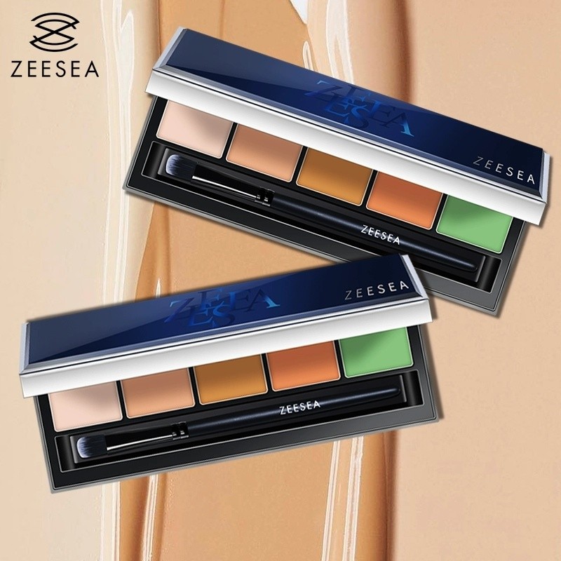 ZEESEA Zise Five-Color Concealer Palette for Covering Spots, Facial ...