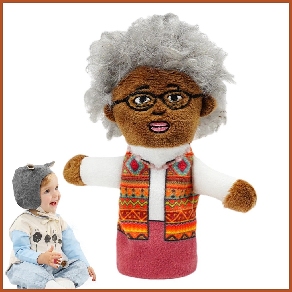 Story Finger Puppets Cartoon Black People Storytelling Puppet Story ...