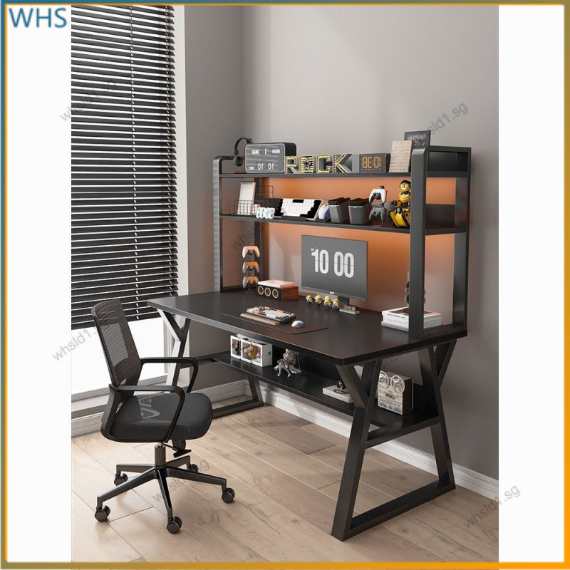 Computer desk small bedroom desk hutch all-in-one student home desktop ...