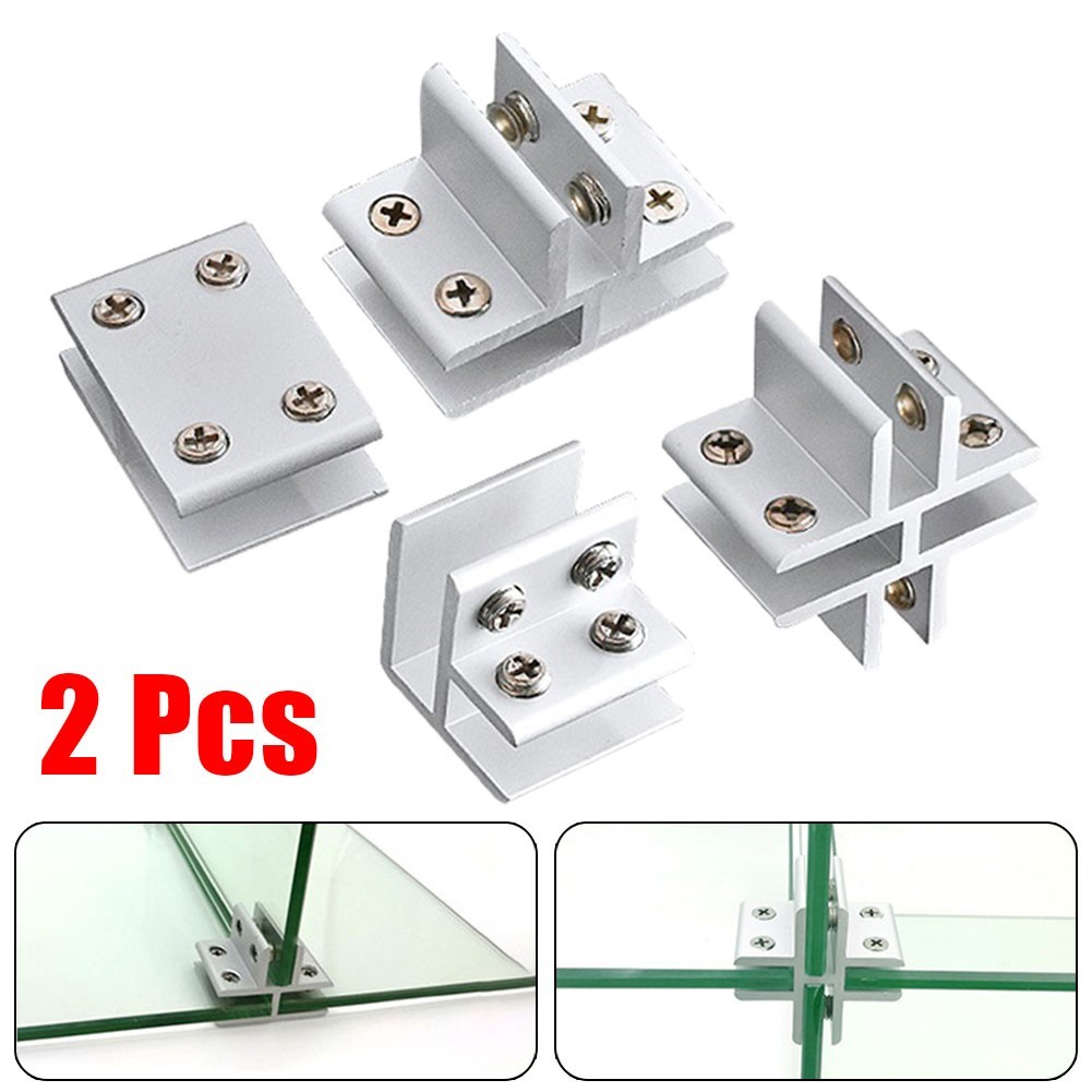 Glass Clamp Clips Bracket for Handrails 10-12mm glass Aluminium ...