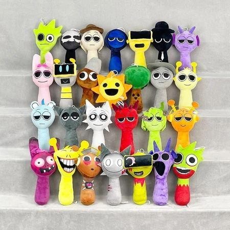 Sprunki Plush Toy Sprunki Incredibox Game Gray Wenda Oren Stuffed Doll ...