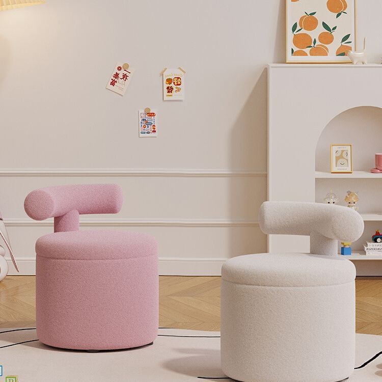 Free shipping Small Stool Household Storage Stool Bedroom Lambswool ...
