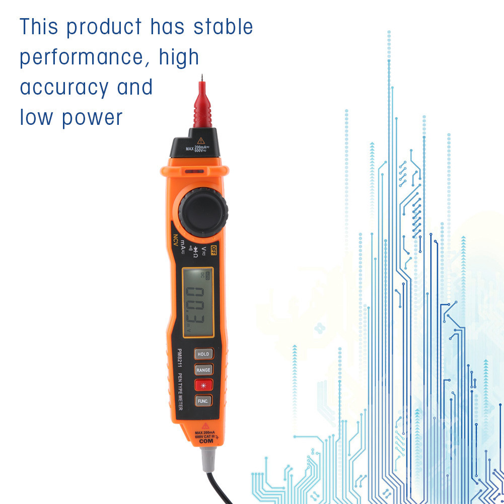 No-contact Handheld Electric Digital Voltage Tester Multimeter Home ...