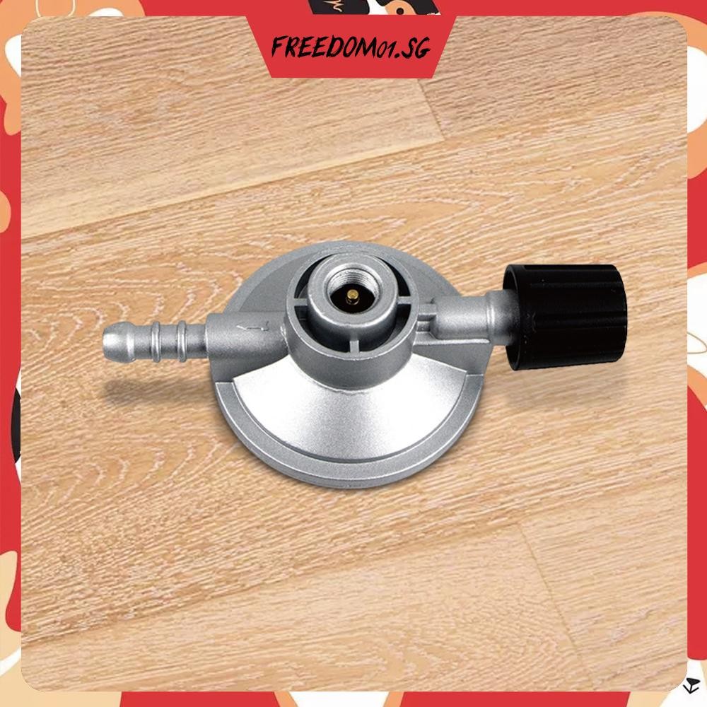 [Freedom01.sg] Low Pressure Gas Regulator Adjustable Control Valve Propane Tank Connection Kit ...