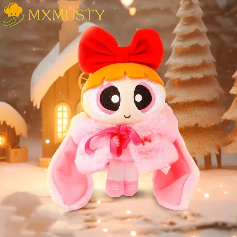 MXMUSTY Powerpuff Girls Plush Toy, Cape Headgear Soft Stuffed Powerpuff ...