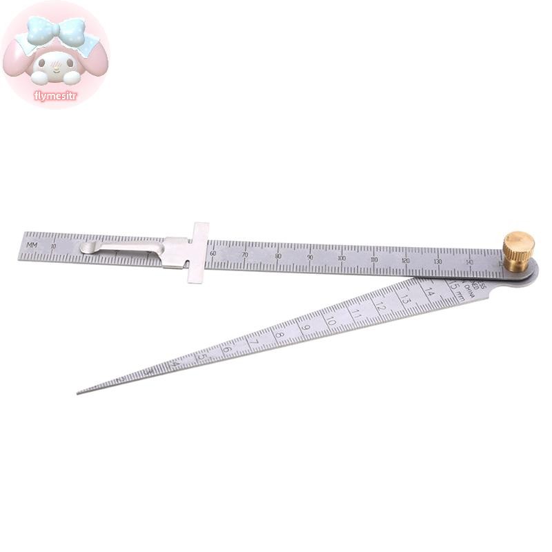 Flym Wedge Taper Ruler Stainless Steel Welding Taper Feeler Gauge Depth ...
