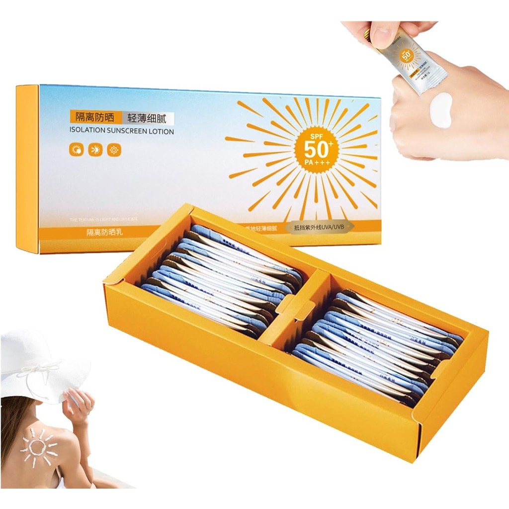 30 Pack Mini Sunscreen Travel Size Anti-Age Spray With SPF 50 ...