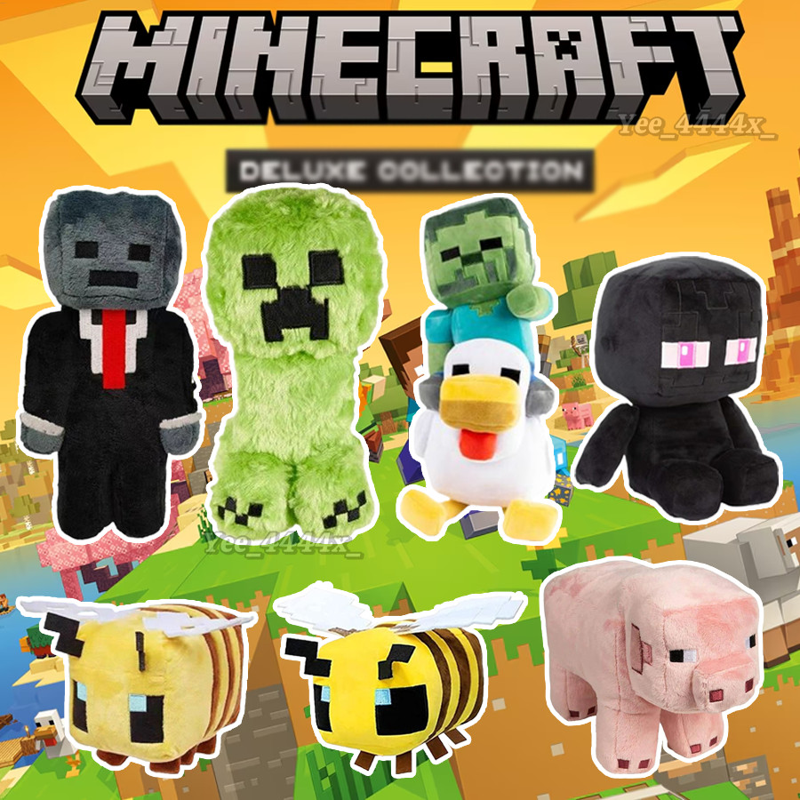 Minecraft Creeper Plush Toy Popular Game Minecraft Characters Plushies ...