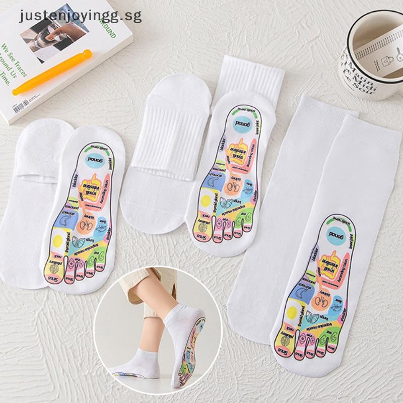 # BEAUTY # Visceral Colorful Diagram Massage Relieve Tired Feet Socks ...