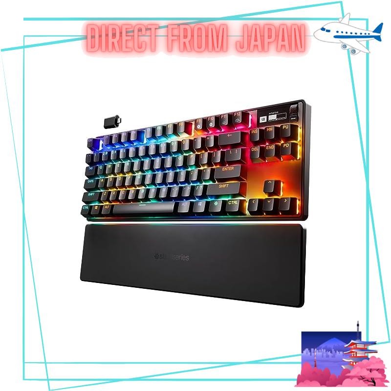 SteelSeries Apex Pro TKL Wireless Gaming Keyboard with OmniPoint Switch ...