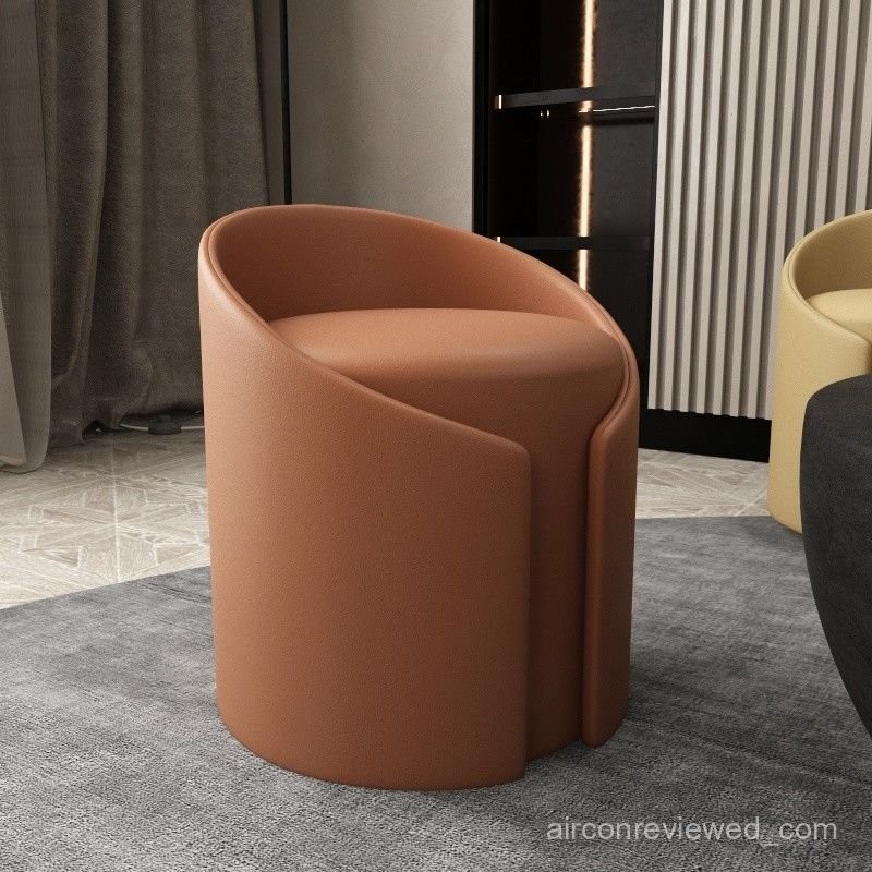 Light Luxury Bench Backrest Long Stool Dining Chair Bedroom Bed End ...
