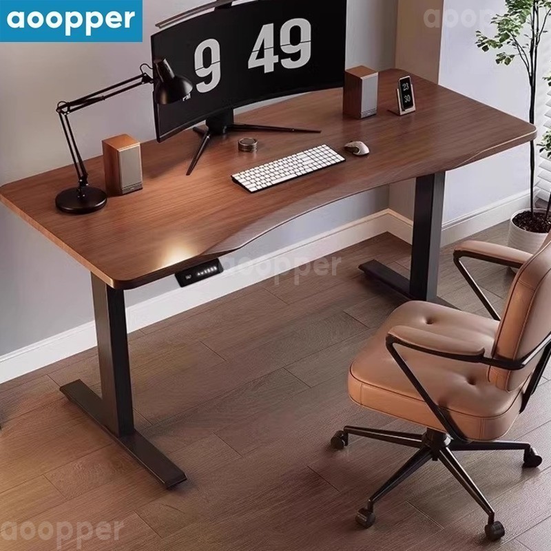 Electric Lifting Table Desktop Computer Table Adjustable Study Table ...