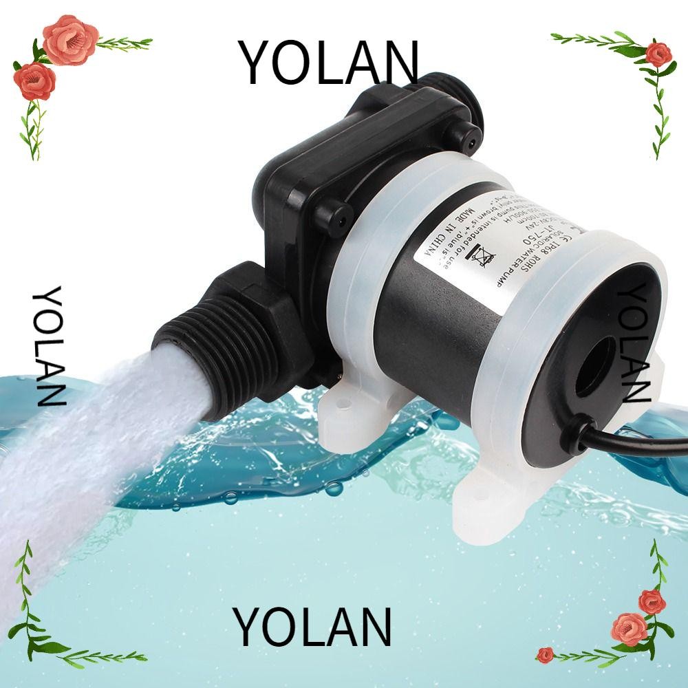YOLANDAGOODS1 Motor Water Pump, DC 12V 24V Super Quiet Circulating ...