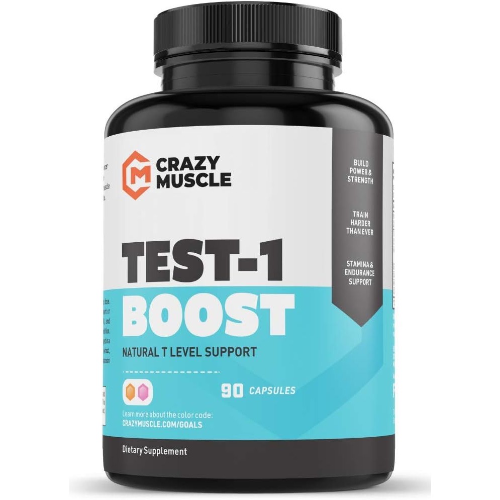 Crazy Muscle Testosterone Booster for Men and Women (over 1,300mg per ...