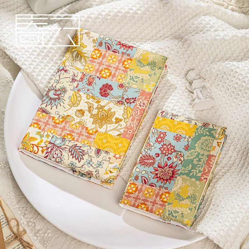 Retro Flower Fabric Book Cover A5 A6 Countryside Style Handmade Book ...