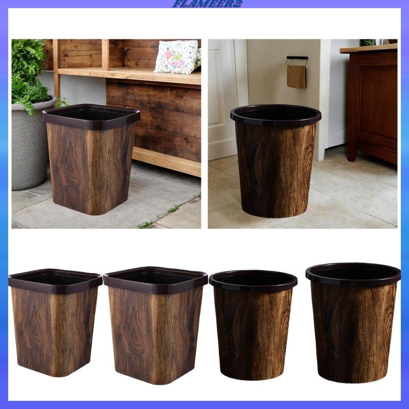 [Flameer2] Toilet Waste Bins Indoor Rubbish Can Dustbin without Lid ...