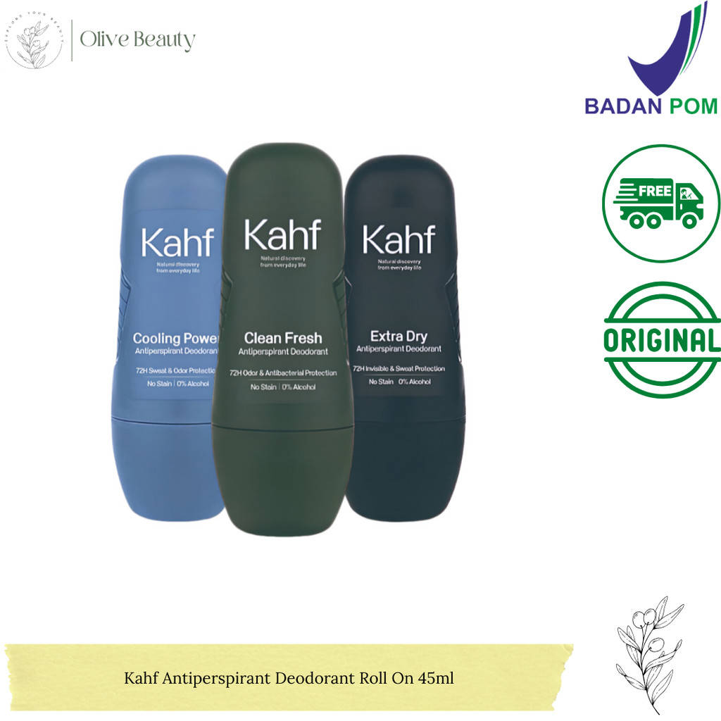 Kahf Antiperspirant Deodorant Roll On 45ml | Shopee Singapore