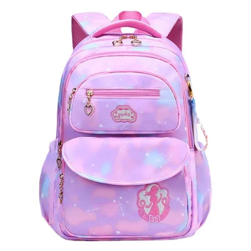 Children Girl Backpack School Bag Pink For Kid Child Teenage Schoolbag ...