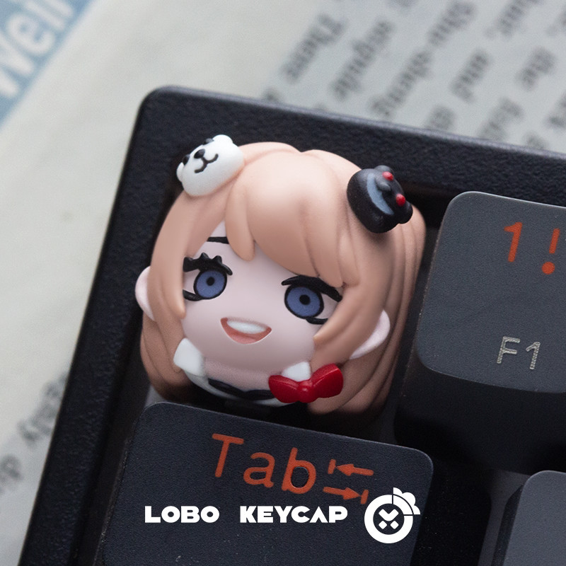 Projectile on Breaking!Enoshima Shield Unique Resin Art Keycap ...